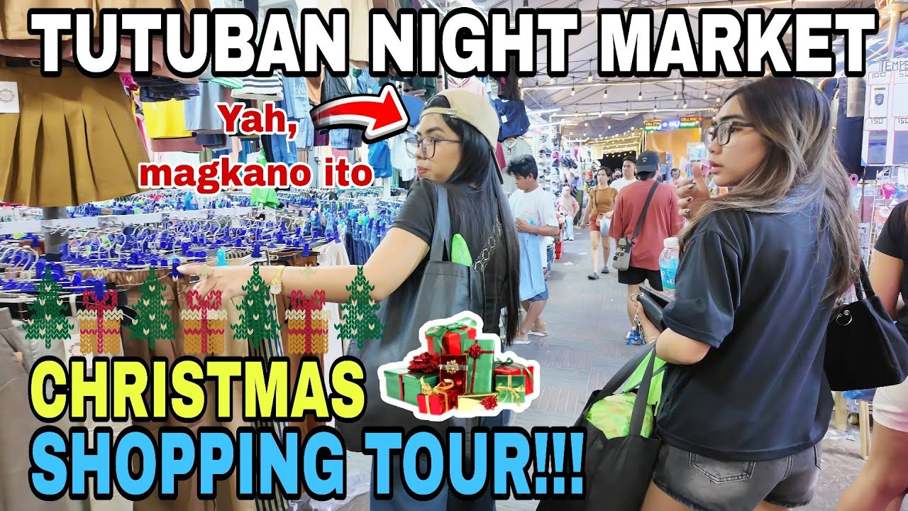 Christmas Shopping Tour At Tutuban Night Market In Tondo Manila ...