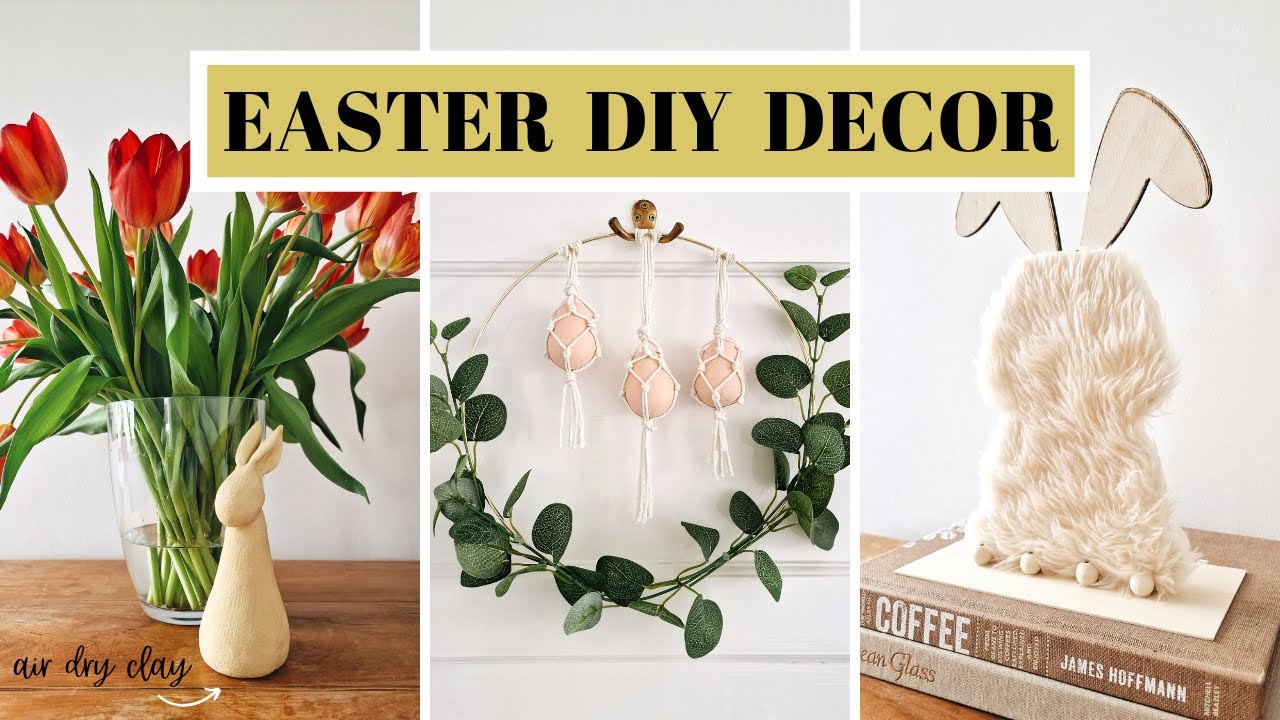 DIY EASTER DECORATIONS - 2023 Easter/ Spring Decor Ideas - YouTube