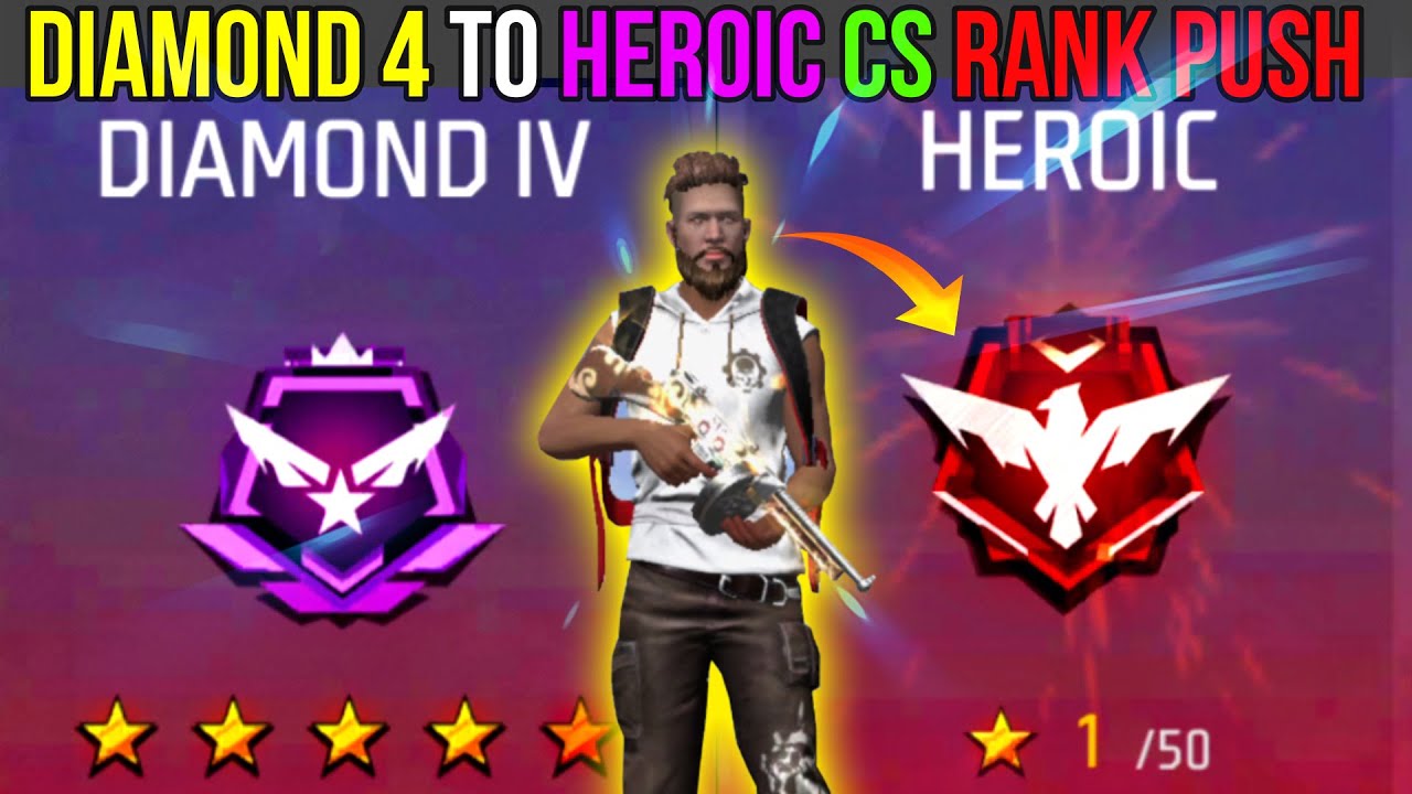 DIAMOND 4 TO HEROIC🔥 CS RANK PUSH | AR Gamer - YouTube