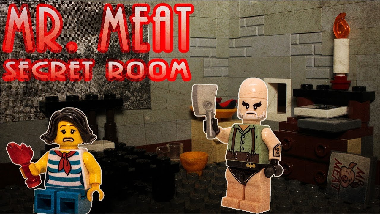 LEGO Mr. Meat Secret Room horror game stop motion - YouTube