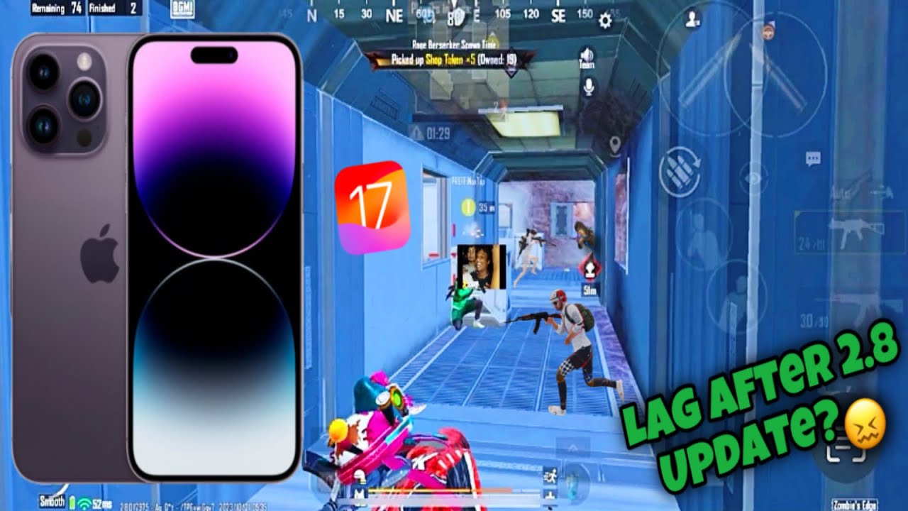 iPhone 14 Pro Max Gameplay On iOS 17 After 2.8 Update🔥 | Lag ? | iPhone ...