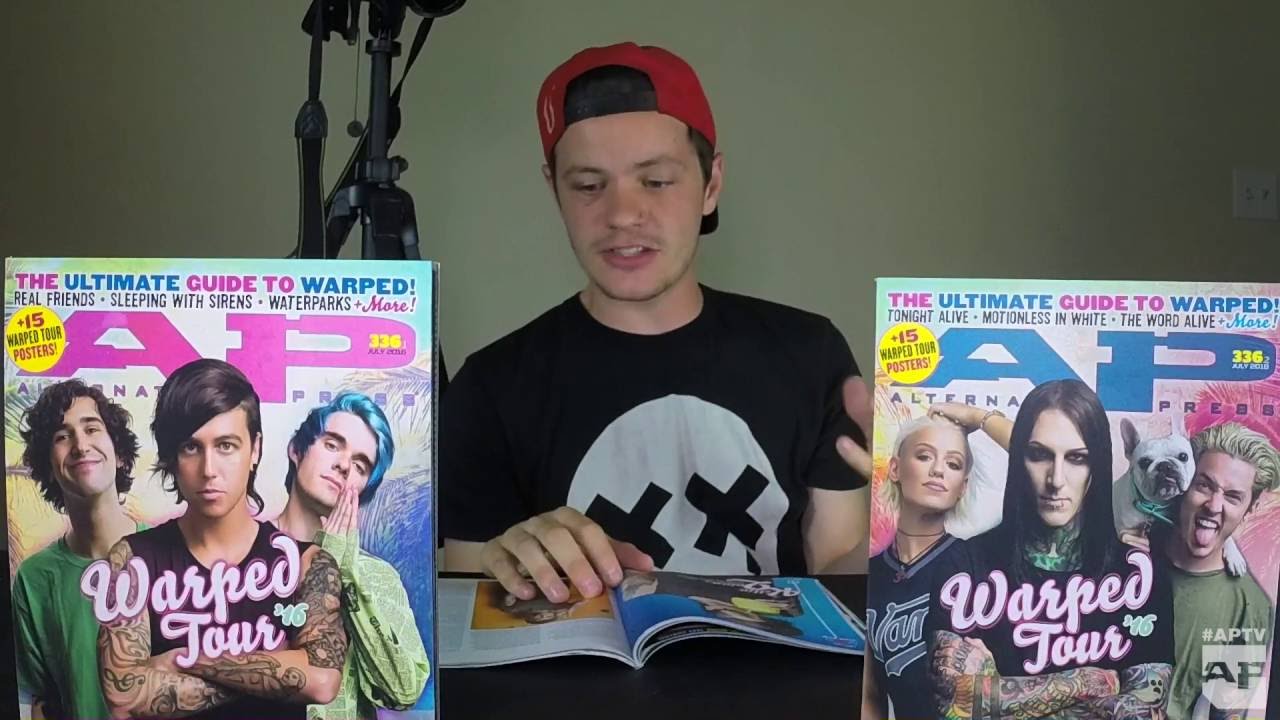 WARPED TOUR 2016 magazine read-through - YouTube
