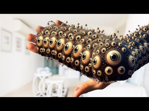 [ASMR Trypophobia] Removing cockroaches from infected Hand silk malik ...