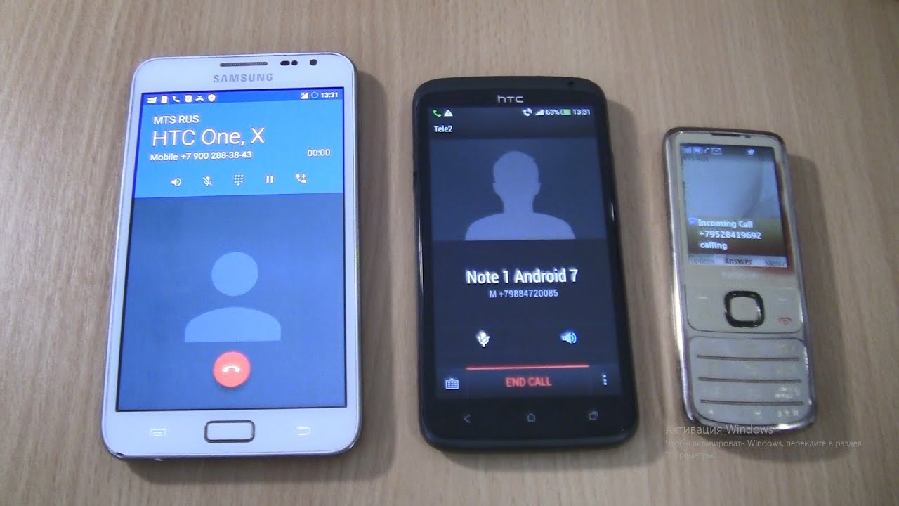 Incoming call & Outgoing call at the Same Time HTC+ Samsung Galaxy ...