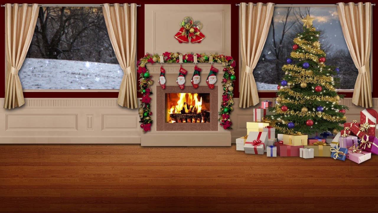 Christmas Tv Virtual Studio 02 - YouTube
