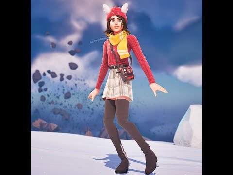 Fortnite Winter Wonder Skye Skin - GAMEPLAY - YouTube