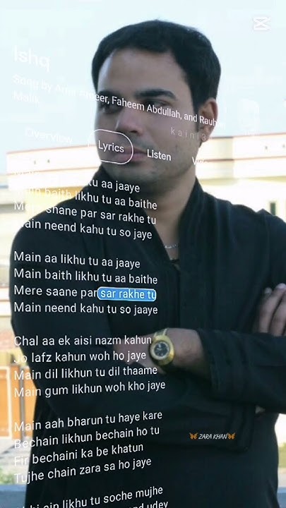 Main Aa Likhun Tu Aa Jaaye (Ishq) - Faheem Abdullah | Mai aa likhun, tu aa jaaye 4k ultra HD ...