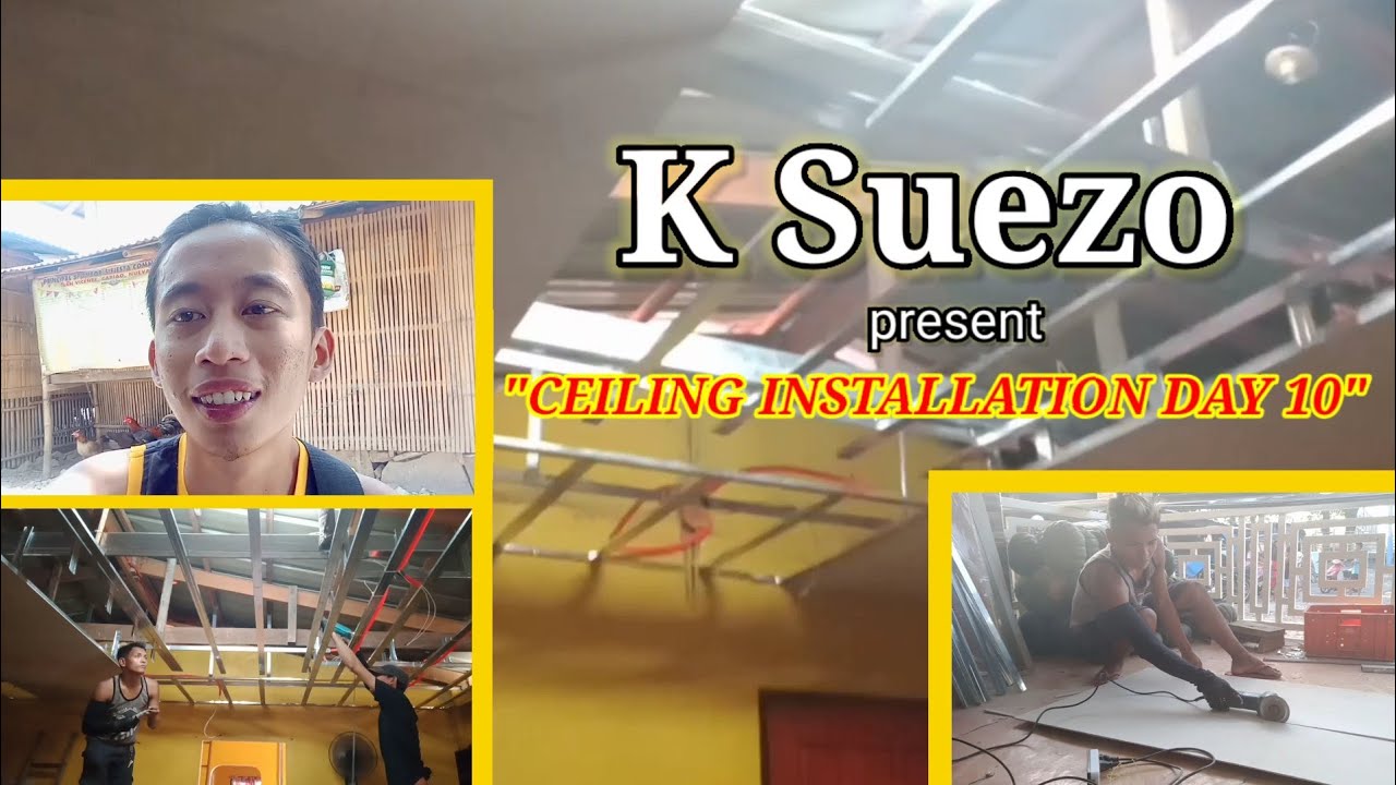 CEILING INSTALLATION /PAANO MAG KISAME SA KUSINA WITH DESIGN |DAY 10 ...