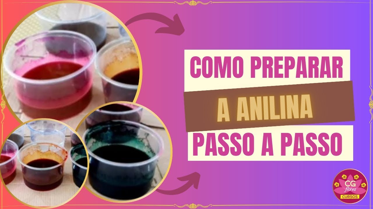 🔸COMO PREPARAR A ANILINA PASSO A PASSO🔸 - YouTube