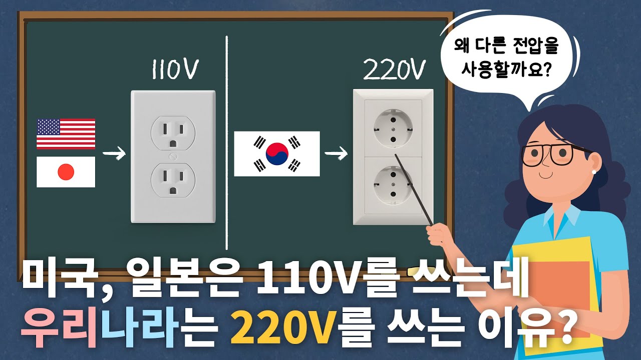 한국이 220V를 쓰는 이유? | 승압 사업 진행시켜~! | #전기적가정시점 4️⃣ - YouTube