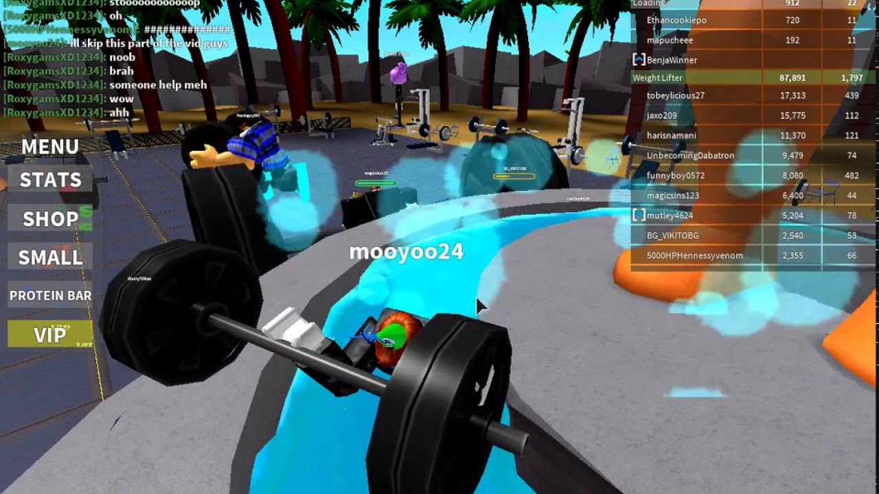 roblox weight lifting simulator part 1 - YouTube