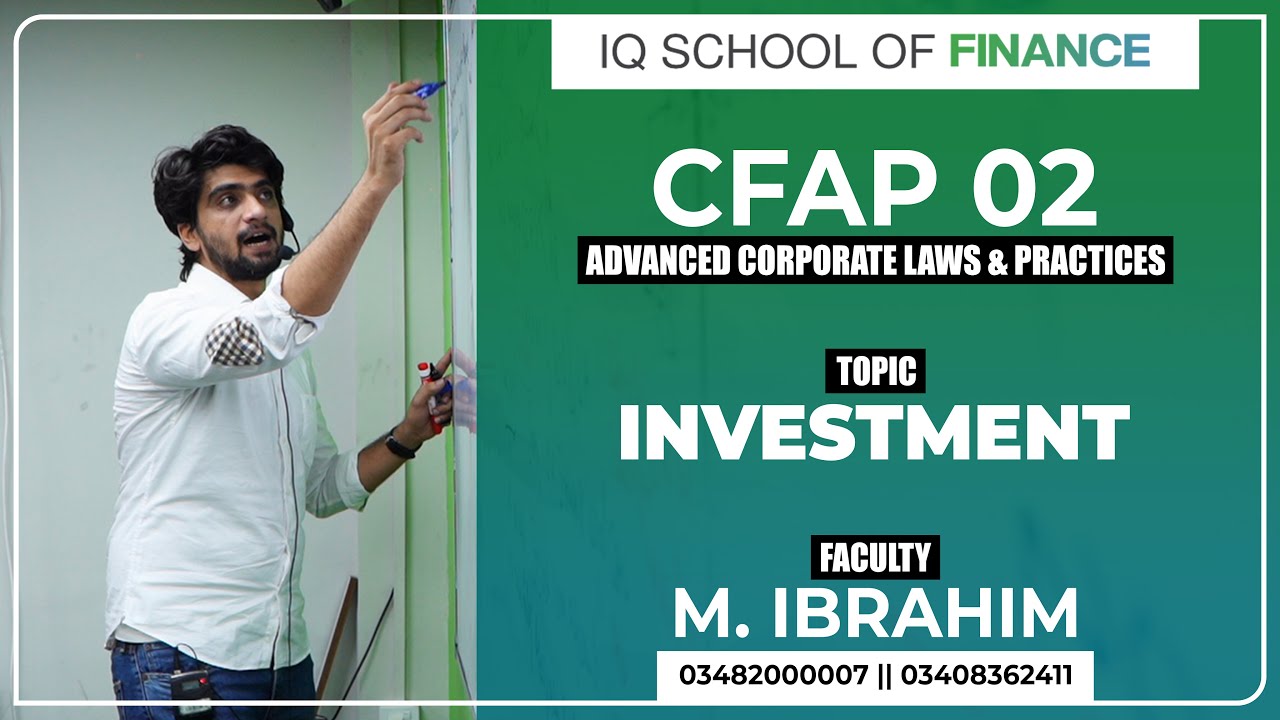 IQSF | CFAP-2 |Section 199 | Investment in Associated Company and ...