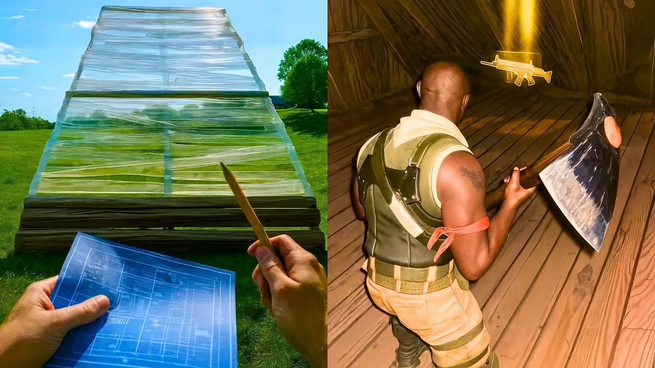 Fortnite in real life! - YouTube