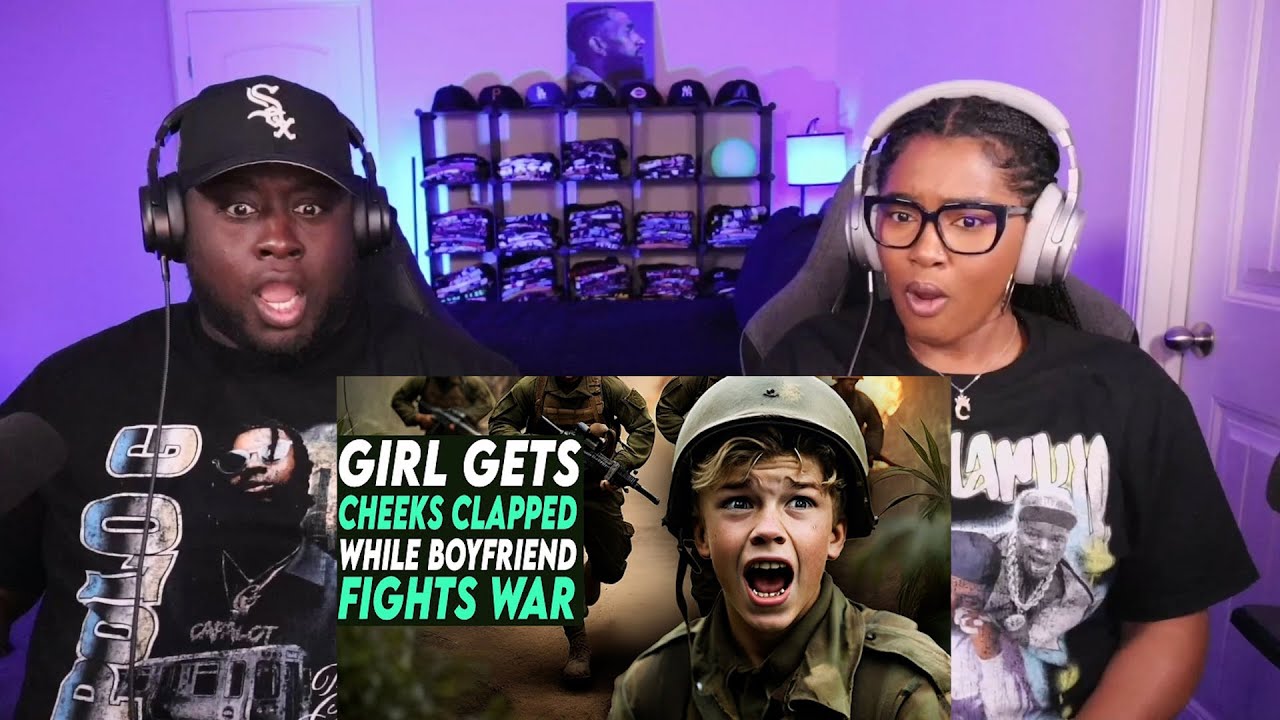 Kidd and Cee Reacts Girl Gets Cheeks Clapped While Boyfriend Fights War ...