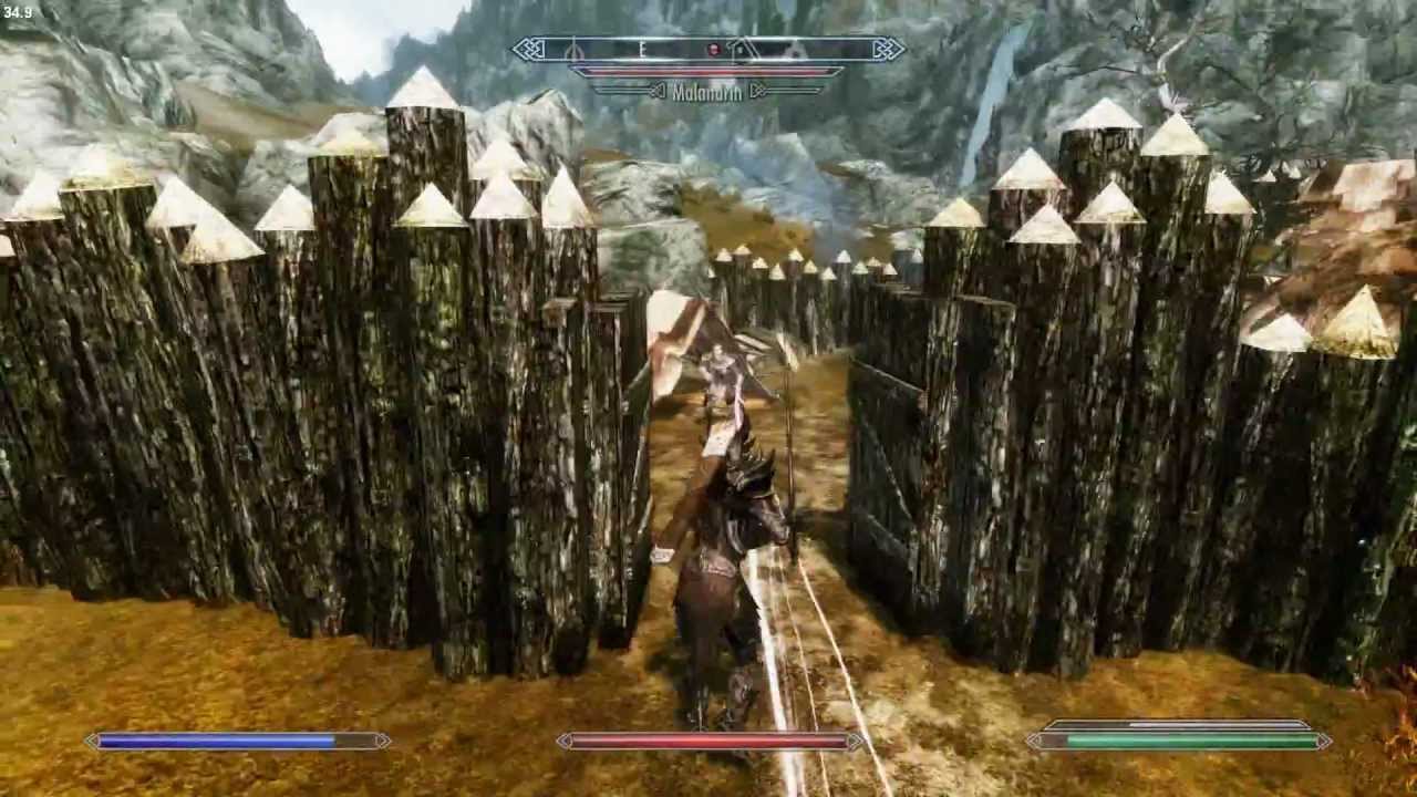 Skyrim enb mod + best mod graphic - YouTube