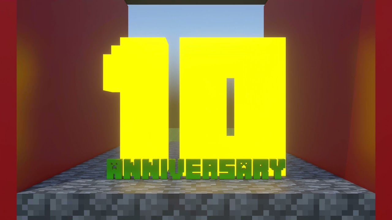 Minecraft 10 Years Anniversary - YouTube
