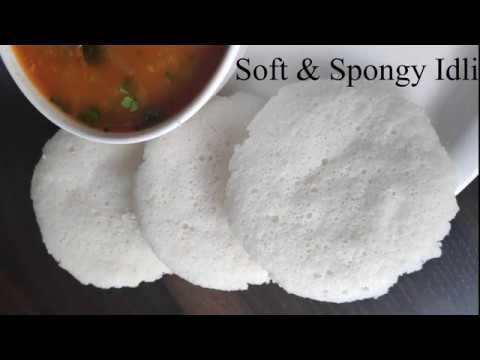Soft and Spongy Idli Recipe | Homemade Idli Batter | Mallige Idli ...