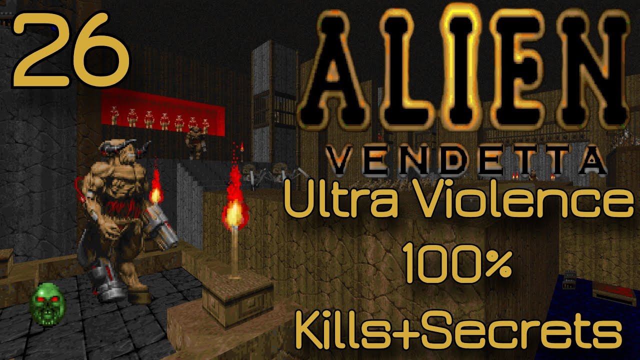Alien Vendetta Map26: Dark Dome | 100% Végigjátszás - YouTube