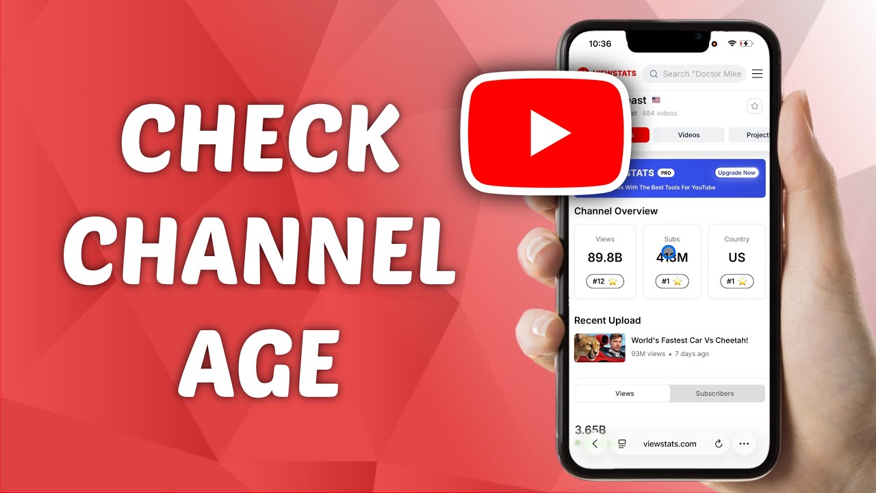 How to Check YouTube Channel Age - YouTube