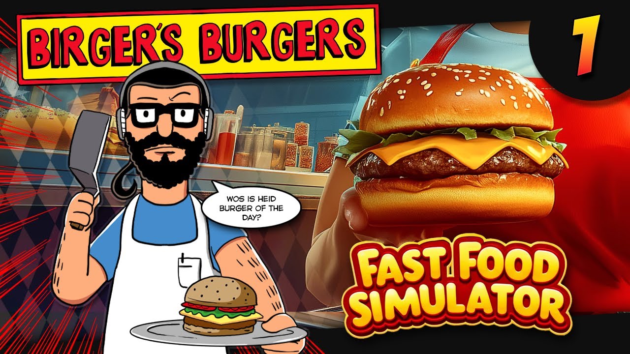 🍔 BIRGER ZOCKT Fast Food Simulator #1 - Birger´s Burgers! - YouTube