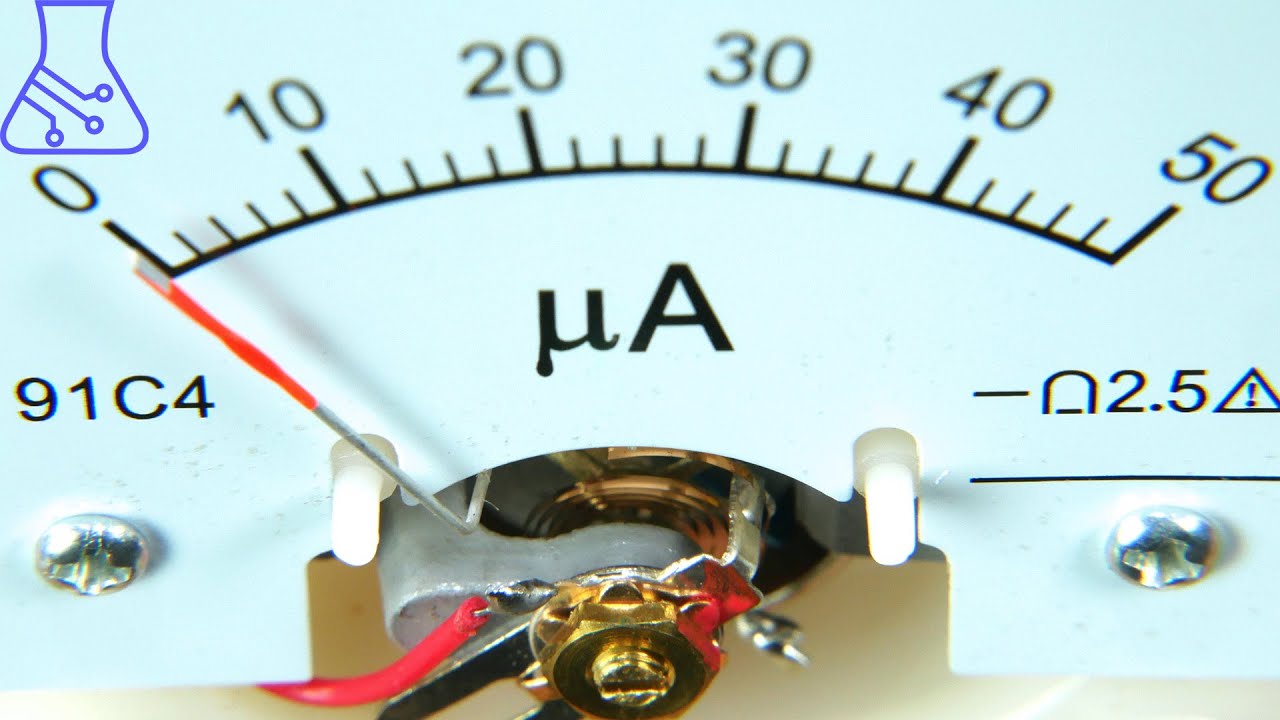 Microamperímetro. Ultrasensible. Experimentos Curiosos. - YouTube