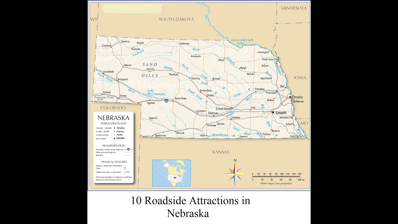 Nebraska Roadside Attractions - 10 Places You May Not Know About - YouTube