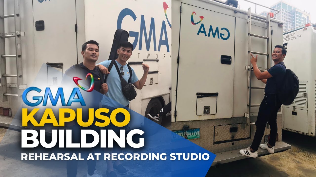 At GMA Kapuso Building (Rehearsal at Recording Studio) #gmanetwork #kapuso #gmabuilding - YouTube