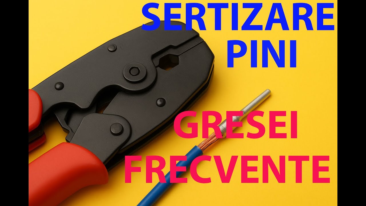 ⚡Sertizare pini. Crimping pins on stranded wire – safety and essential ...