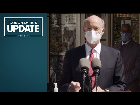 Gov. Wolf announces new vaccine initiative - YouTube