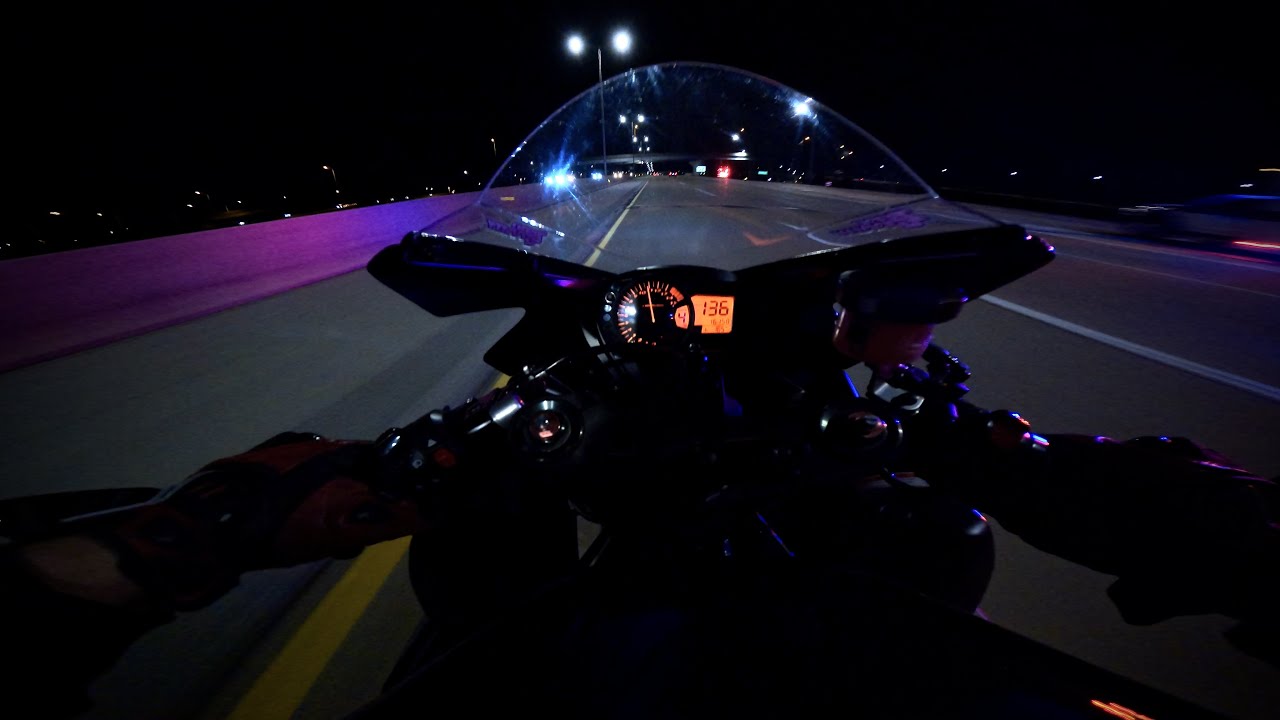 SUZUKI GSX-R1000 Let Loose On The Streets | High Speed Night Ride | Hot ...
