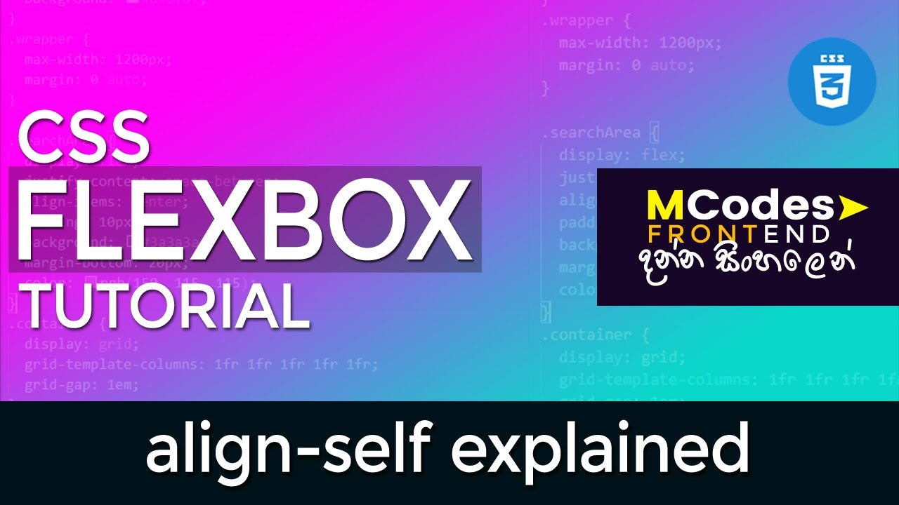 Css Flexbox Align Self Techniques Fine Tuning Element Alignment In 9592