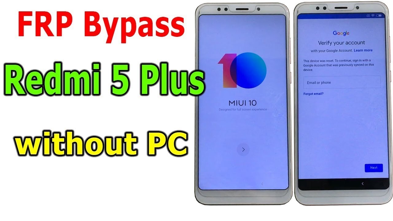 Mi 5 plus | Redmi 5 plus Frp bypass | Redmi 5 plus Frp bypass without ...
