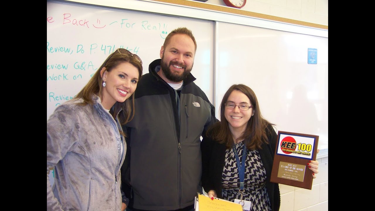 Mrs Terry - Kee 100's December Teacher of the Month - YouTube