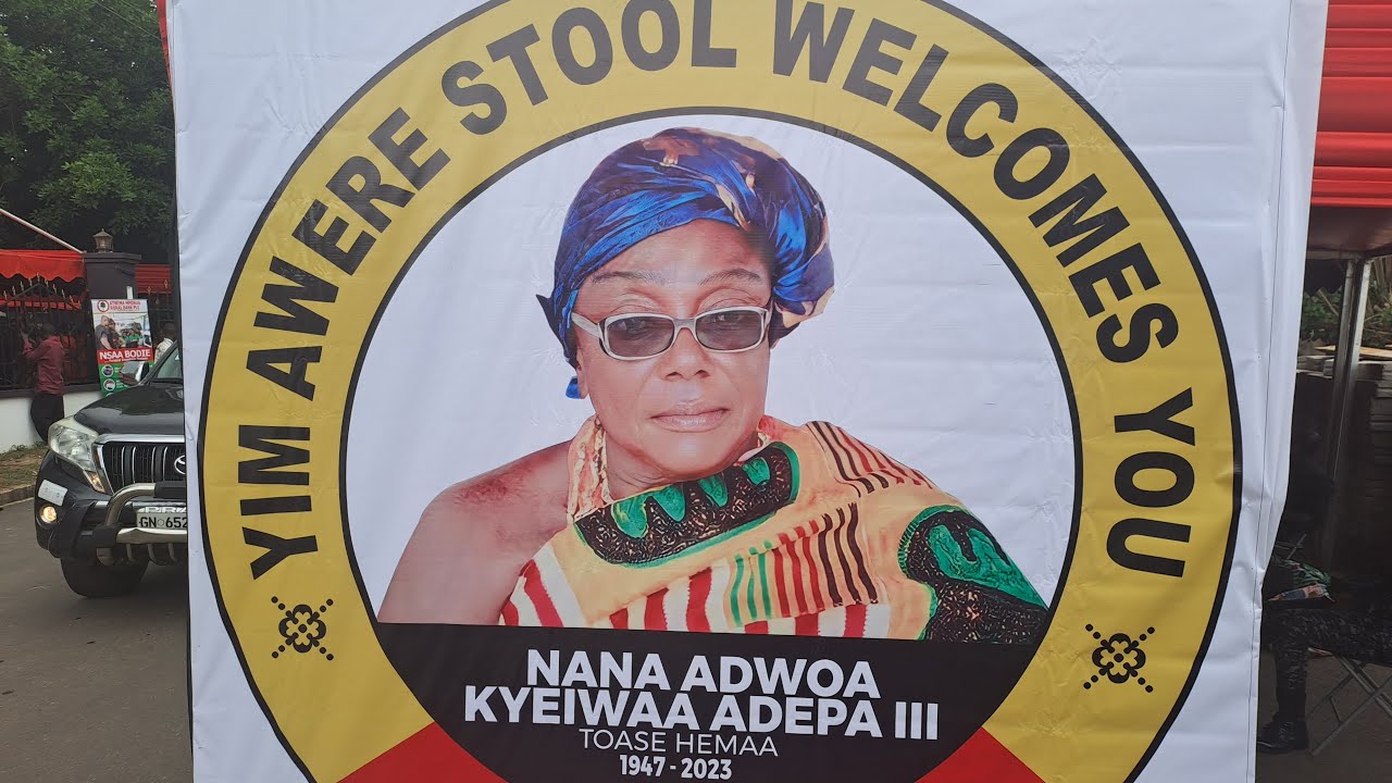 Toase Hemaa's (Queen mother) one week funeral observation - YouTube