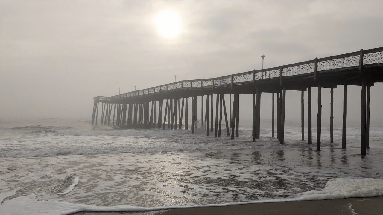 Ocean City Maryland Stormy Weather Week Begins - YouTube