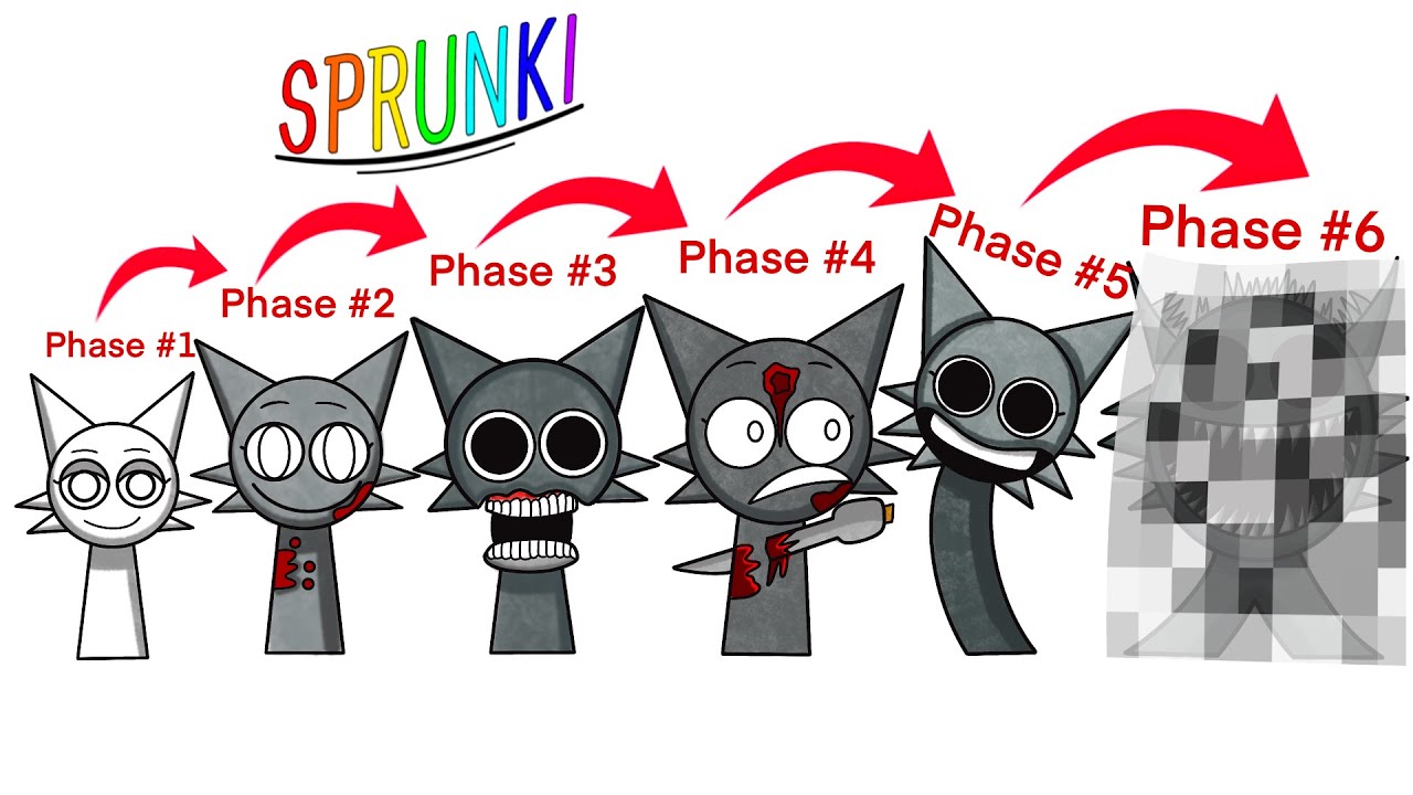 Drawing Incredibox Sprunki / WENDA Phase 1 VS Phase 2 VS Phase 3 VS ...