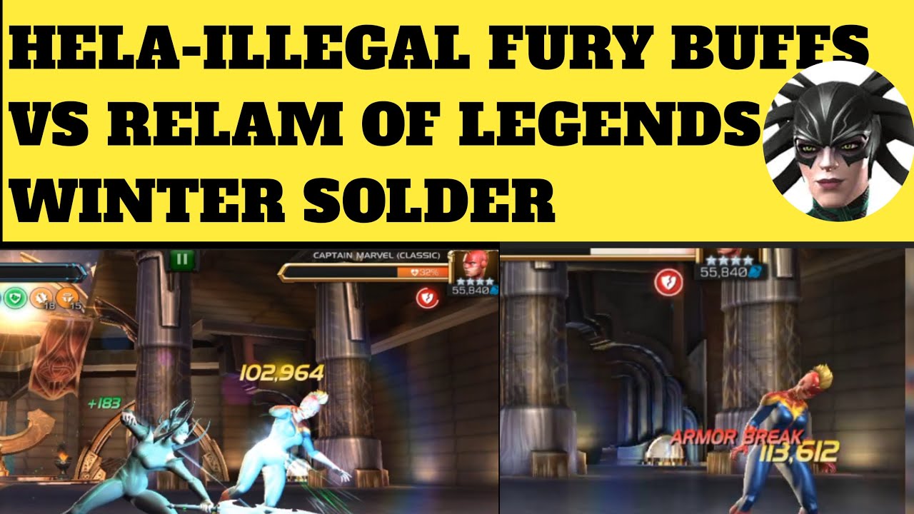 Mcoc||Hela Fury Buff is Amazing in (ROL)||Rank 1 Hela Gameply mcoc@Seatinmanoflegends - YouTube