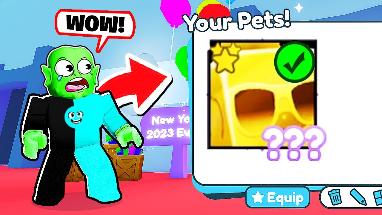 Am noul HUGE GOLDEN PARTY CROWN DUCKY in Pet Simulator X! - YouTube