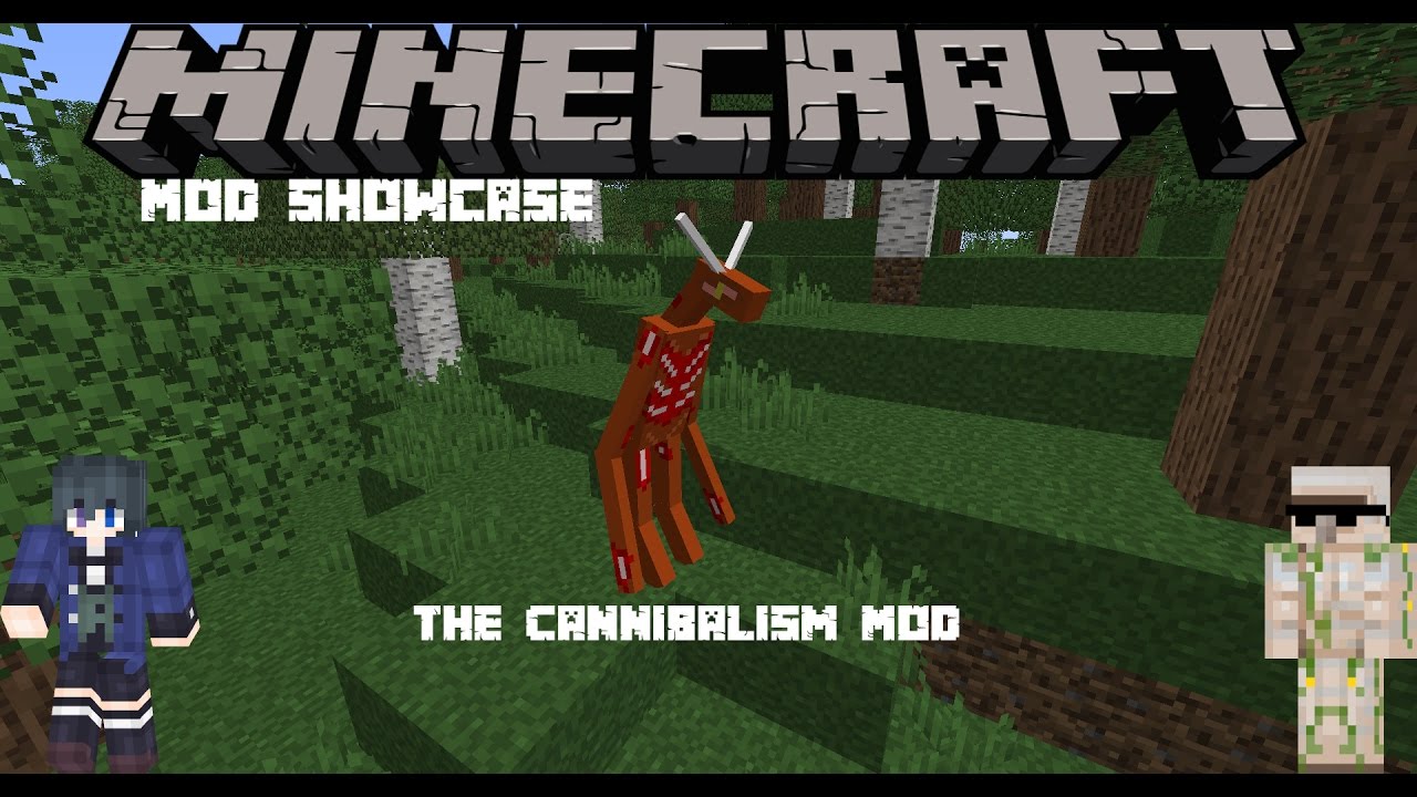 Minecraft Mod Showcase: The Cannibalism Mod - YouTube