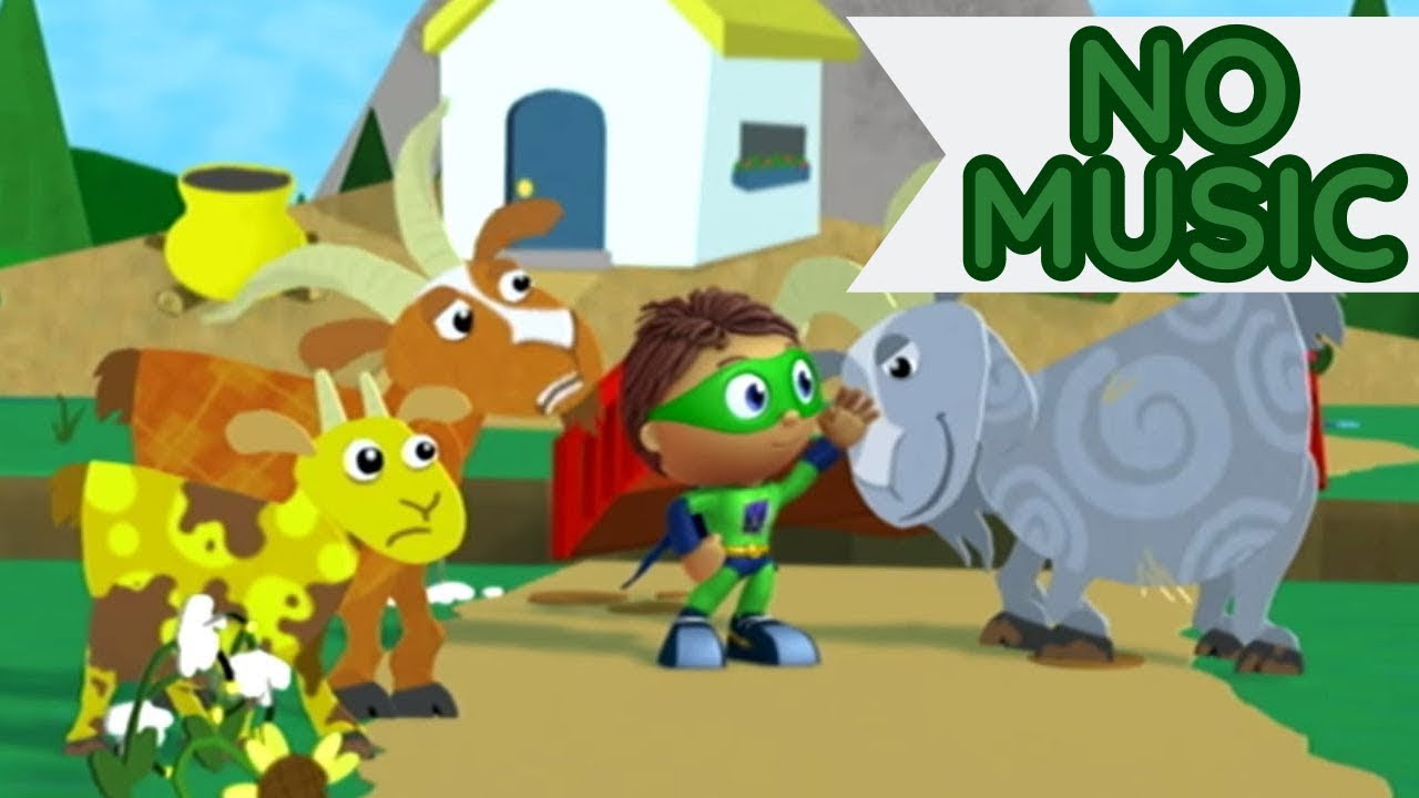 Super Why - The Three Billy Goats Gruff - [No Music] - YouTube