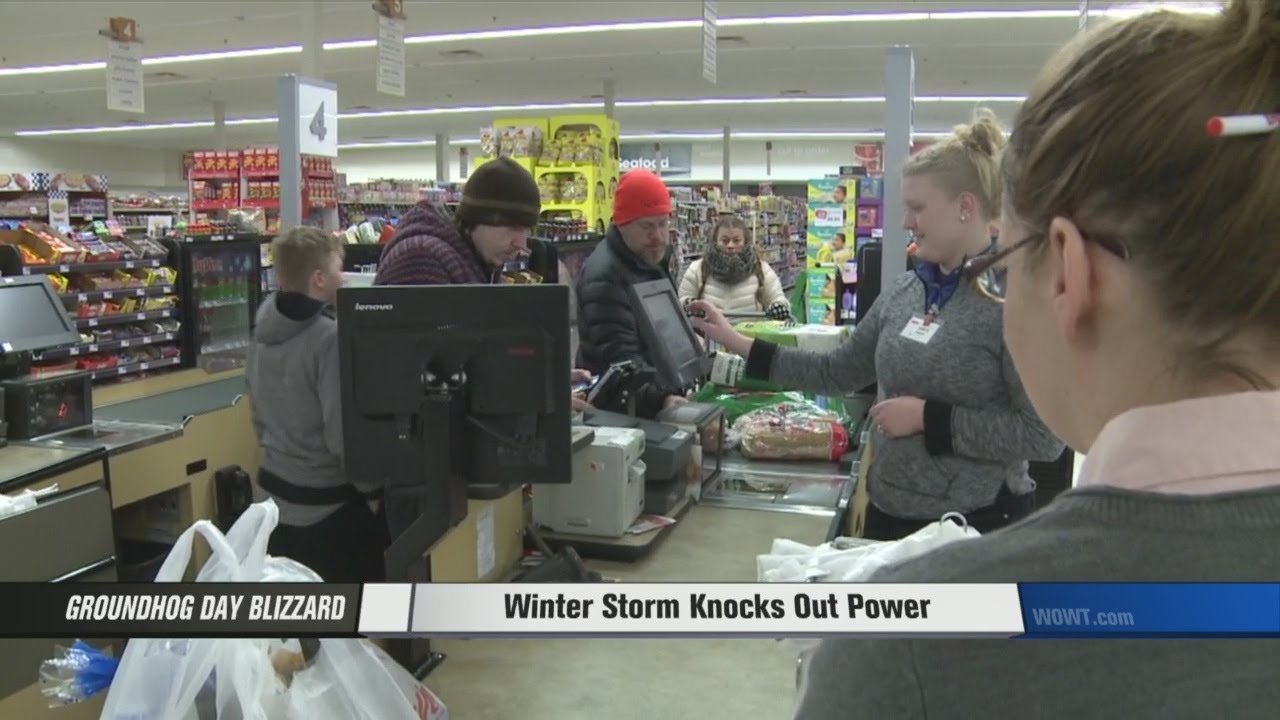 Winter Storm Knocks Out Power - YouTube