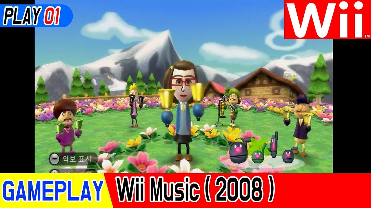Wii Music ( Wii 뮤직, Nintendo, 2008 ) - YouTube