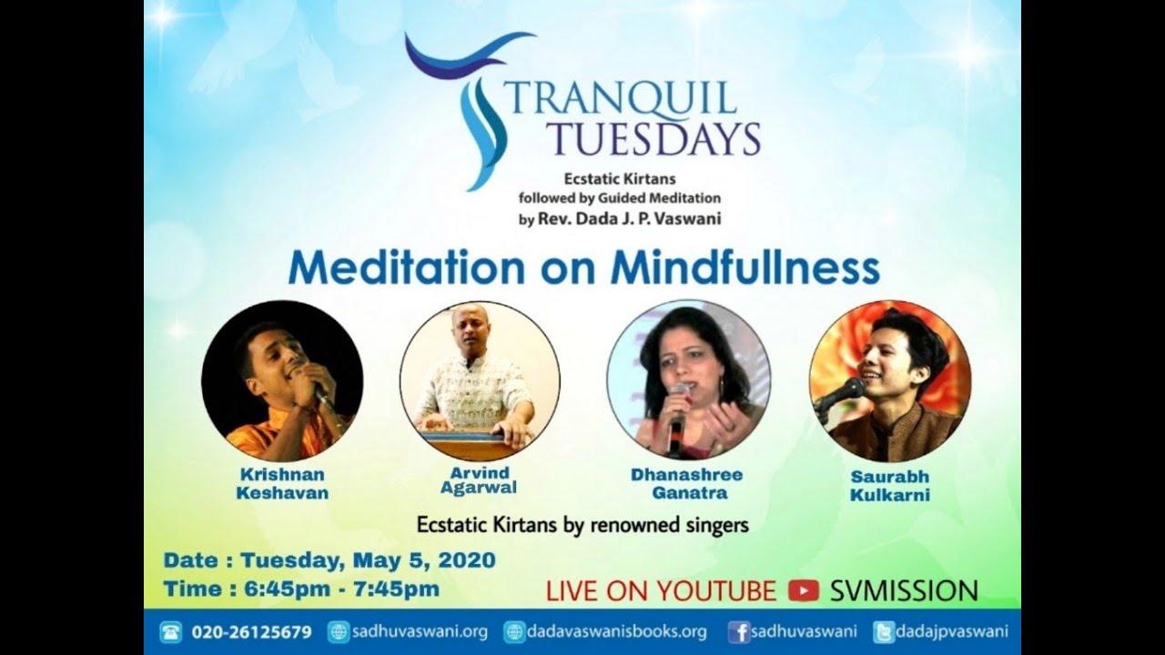 Tranquil Tuesdays LIVE | Meditation on Mindfullness - YouTube