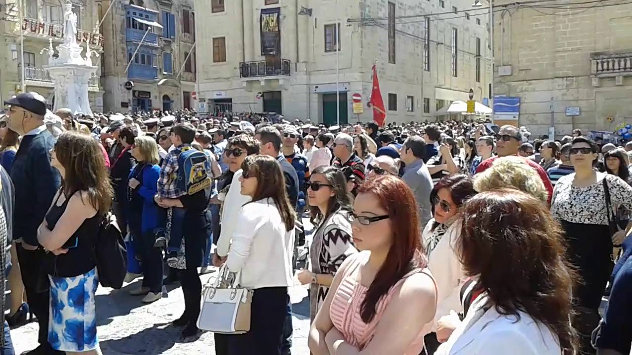 Easter Sunday 2016 in Birgu - Citta` Vittoriosa - YouTube