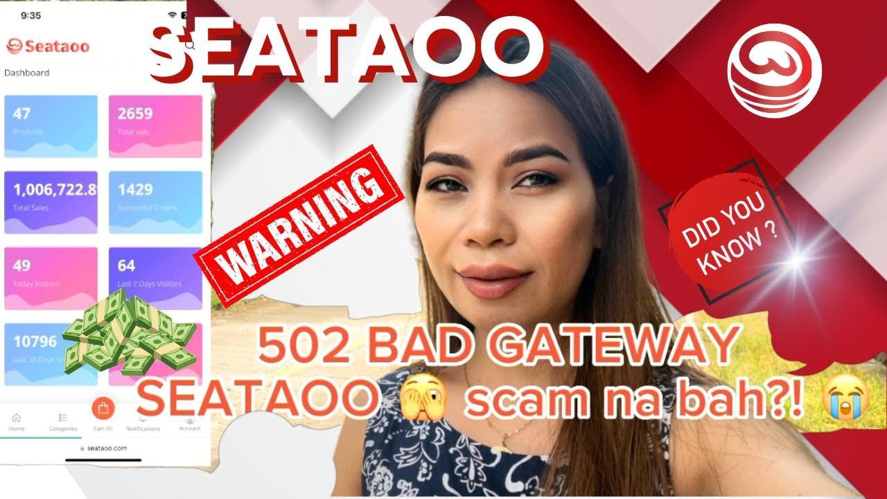502 BAD GATEWAY SCAM na ba yan ?! | Seataoo Update | - YouTube