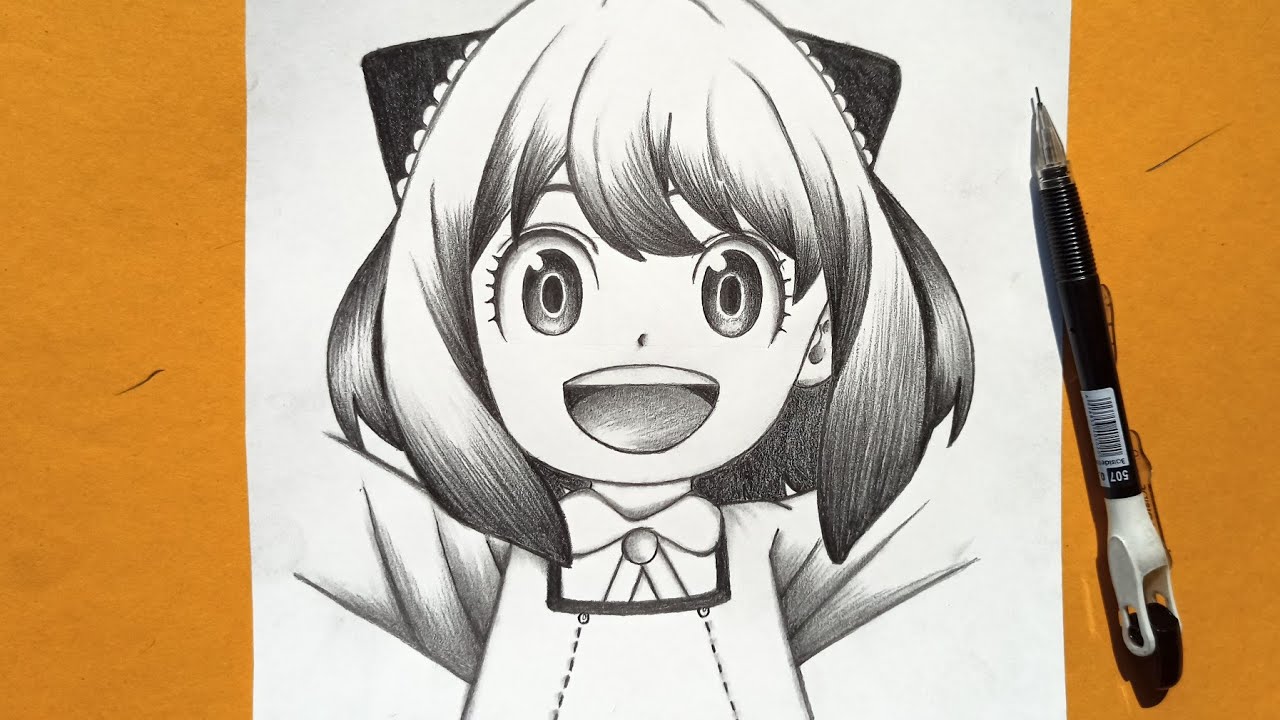 How to draw Anya Forger - Spy x Family || Anime drawing for beginners ...