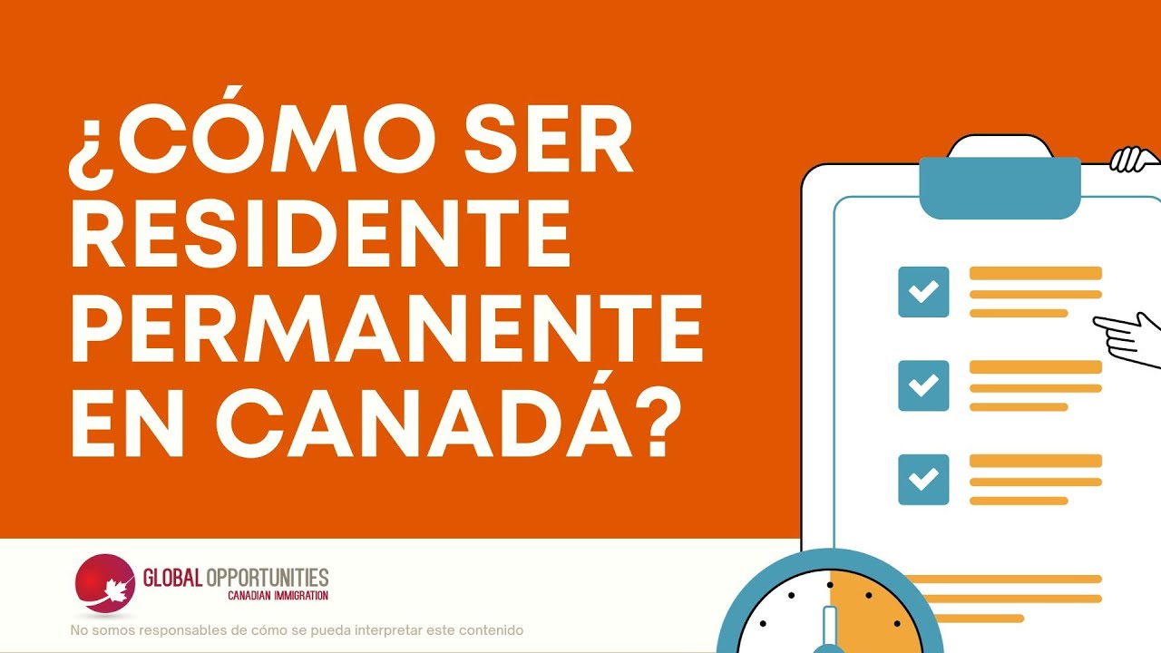 ¿cómo Ser Residente Permanente En Canadá Youtubeemk 5006
