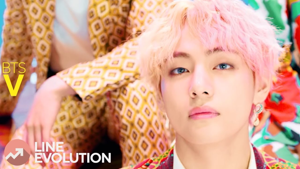 BTS - V (Line Evolution) - YouTube