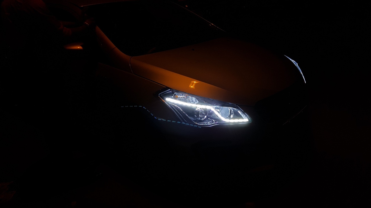 Ciaz custom matrix Drl Headlights Headlamp - YouTube