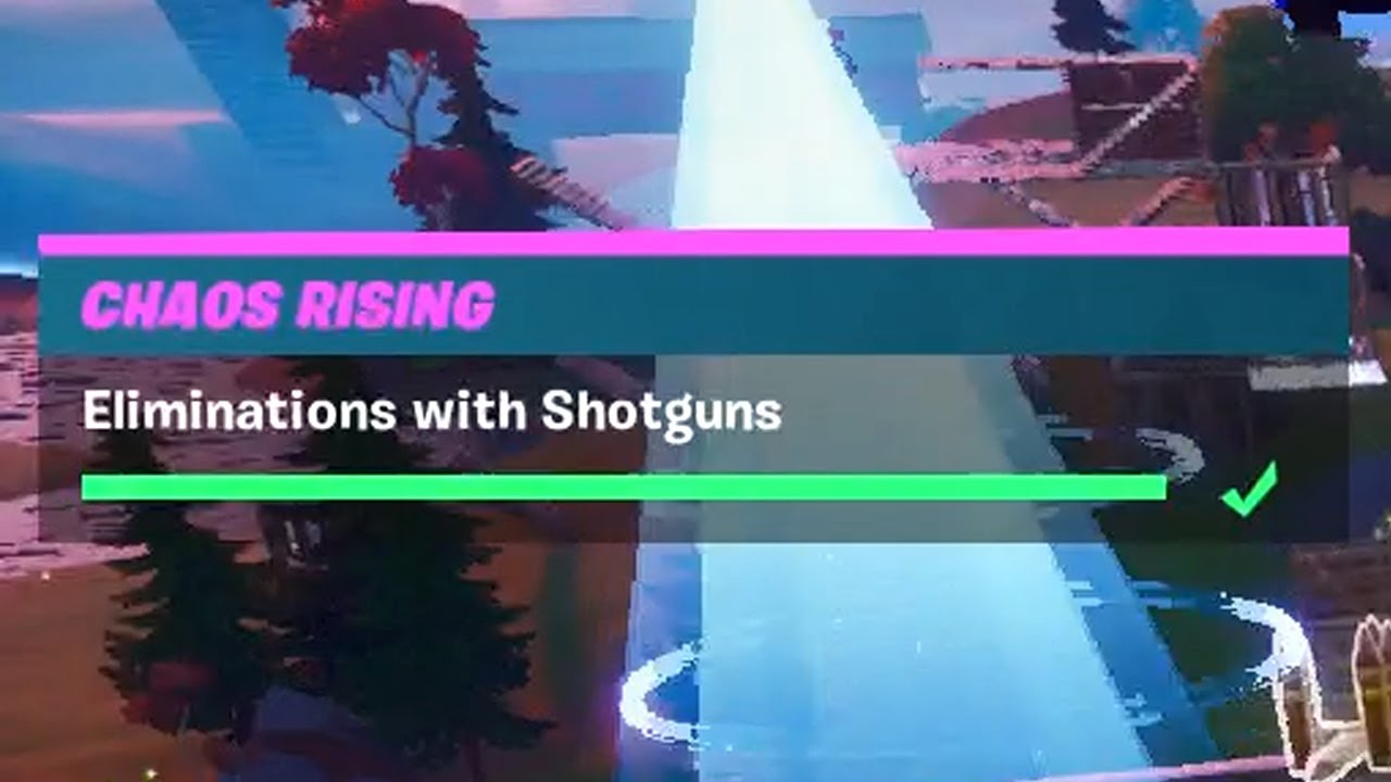 Eliminations with Shotguns (3) - Fortnite Chaos Rising Challenges - YouTube